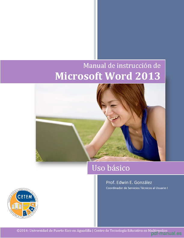 Manual Básico Word 2013 en PDF - Aprende desde Cero
