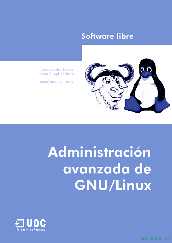 [PDF] Administración avanzada de GNU/Linux gratis curso