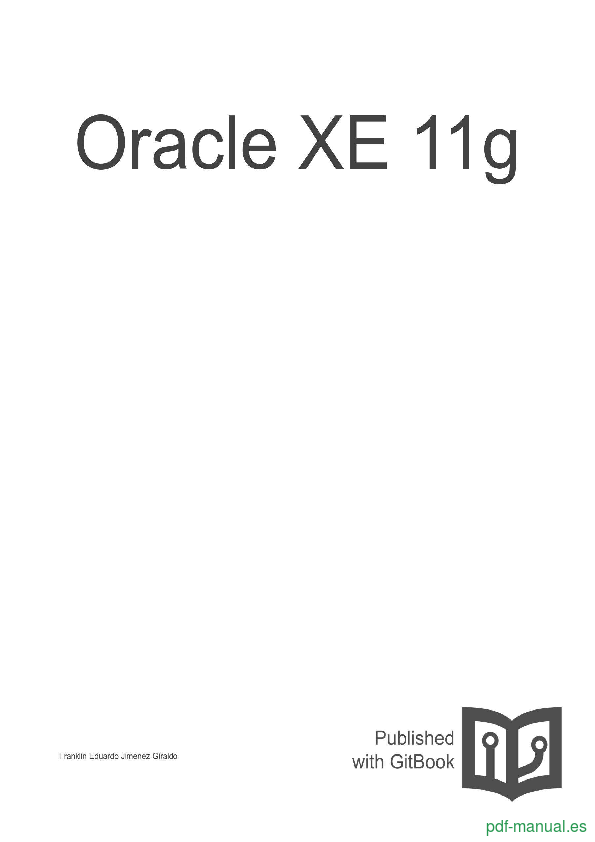 [pdf] Oracle Xe 11g Gratis Curso