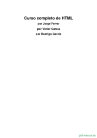 [PDF] Curso completo de HTML gratis curso