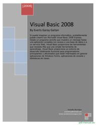 [PDF] Visual Basic 2008 gratis curso