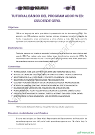[PDF] CSS desde cero gratis curso