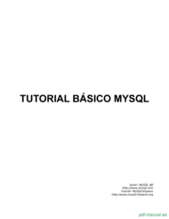 [PDF] Tutorial básico MySQL gratis curso
