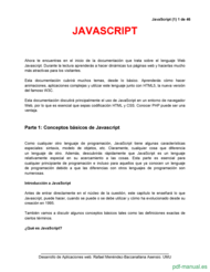 [PDF] tutorial básico de JavaScript gratis curso