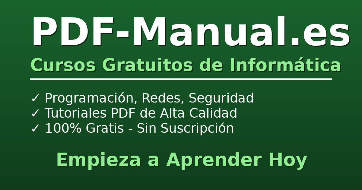 Manual Excel PDF | Aprende a Usar Excel Completamente
